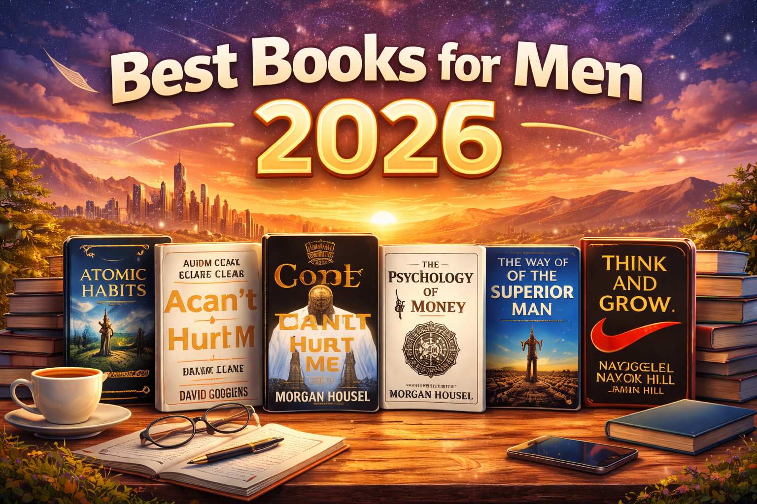Best Books for Men 2026: 15 Essential Reads to Build Strength, Purpose ...