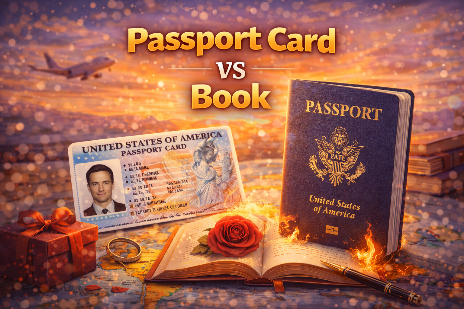 Passport Card vs Book - BookFlow